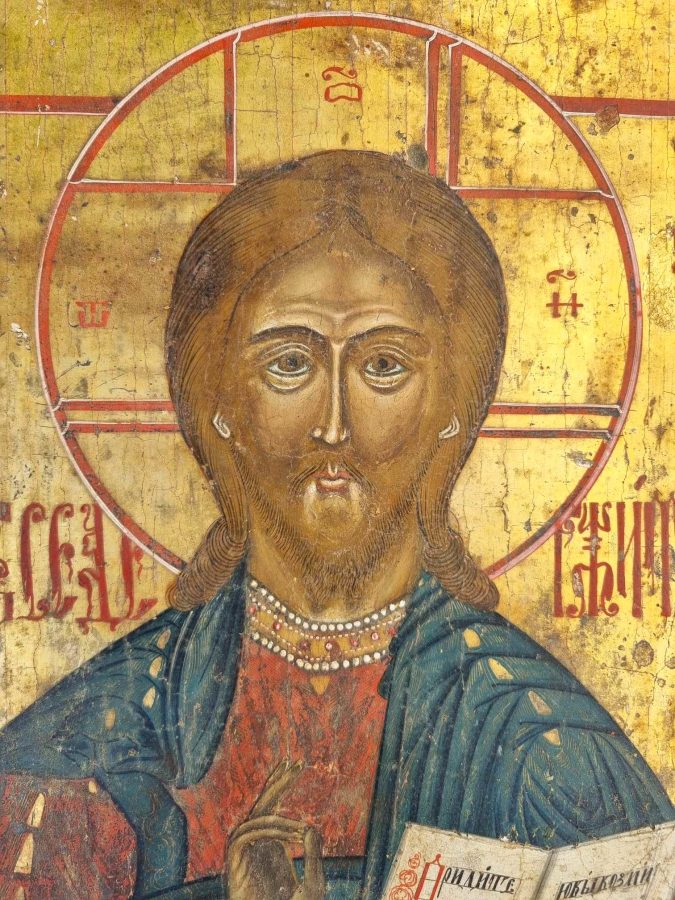 RUSSIAN ICON - CHRIST PANTOCRATOR