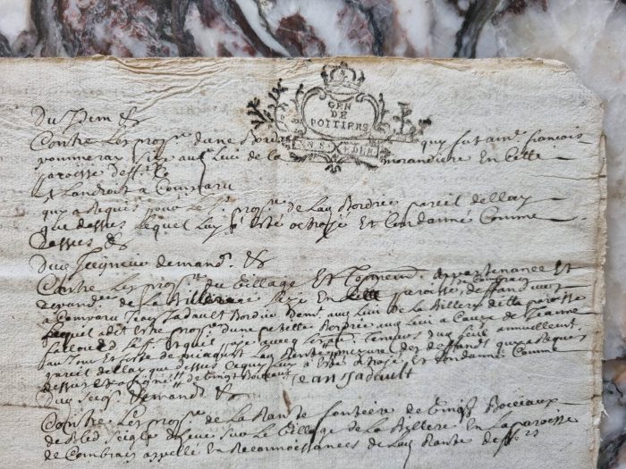 FRENCH HANDWRITTEN DOCUMENTS | SECOLO: Art & Antiques