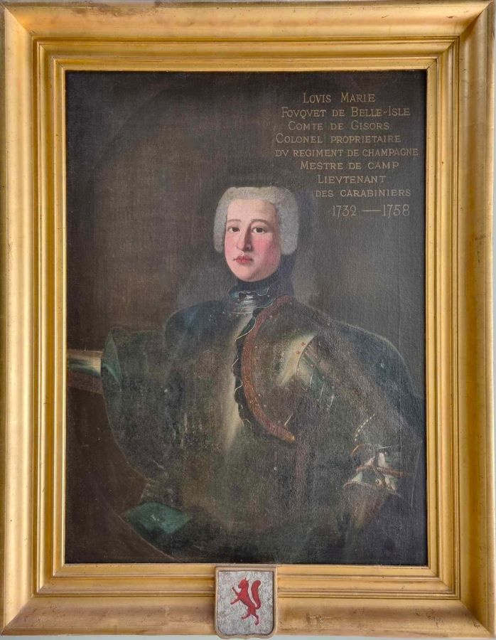 PORTRAIT OF COUNT LOUIS MARIE FOUQUET 1758 - SECOLO: Art & Antiques