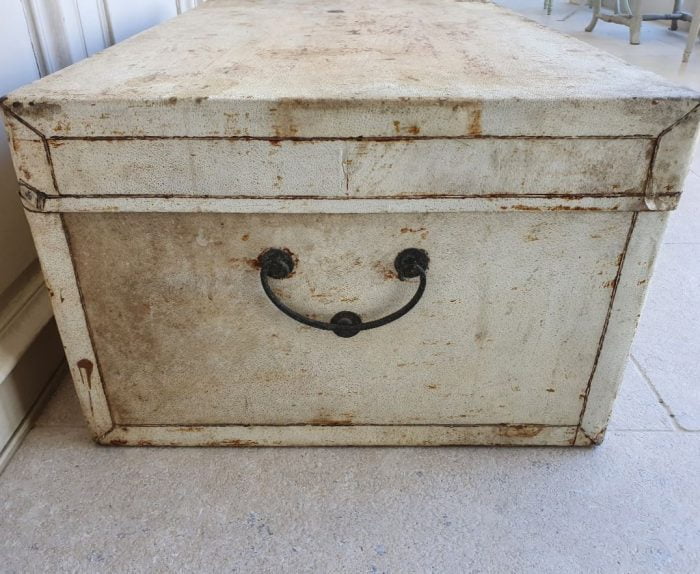 CHINESE VELLUM TRUNK – SECOLO: Art & Antiques